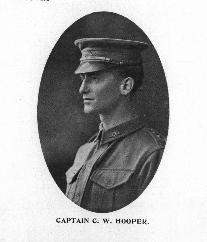 Remembering Captain C.W. Hooper - Prince Alfred College